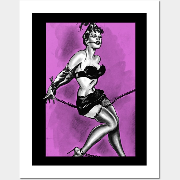 Retro Lingerie Sexy Girl Rope Bondage Pulp Pin Up Bdsm Bondage Girl